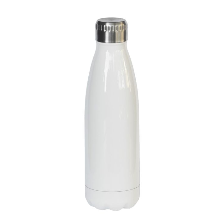 Sublimation Double Walled Flask White Stainless Steel Bottle Shaped ...